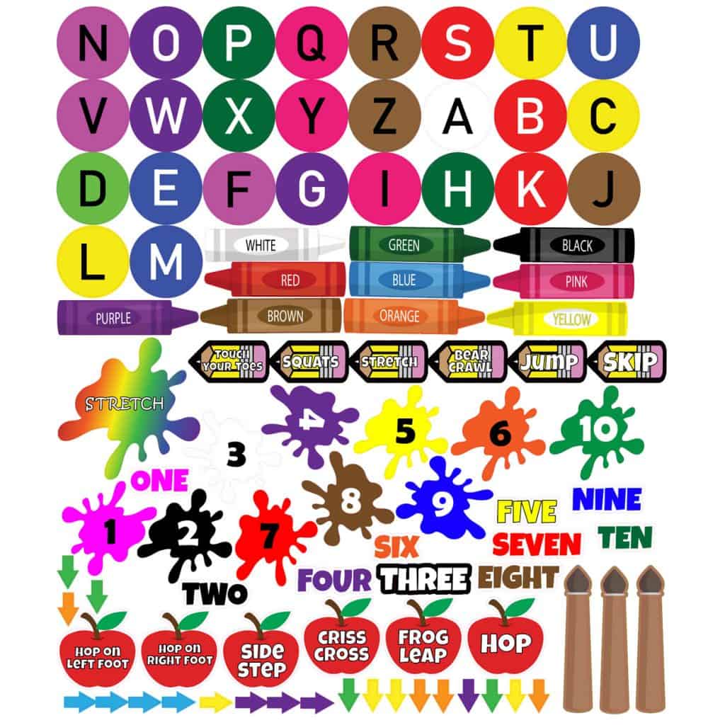 Sensory Paths - Hop, Jump, Learn, Play