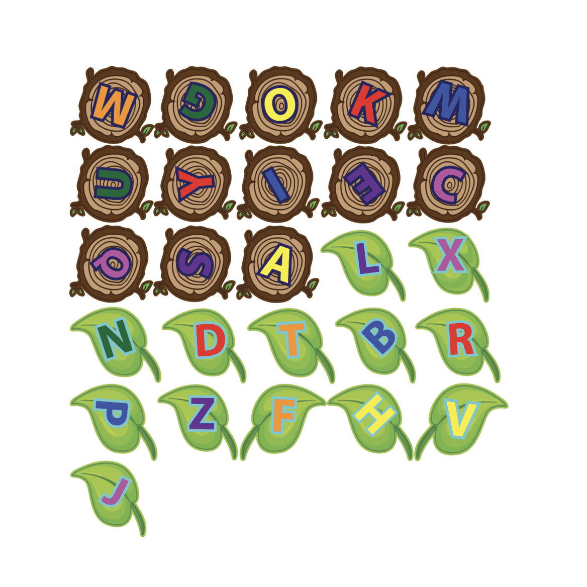 Wild Wilderness 1 Alphabet - Sensory Paths