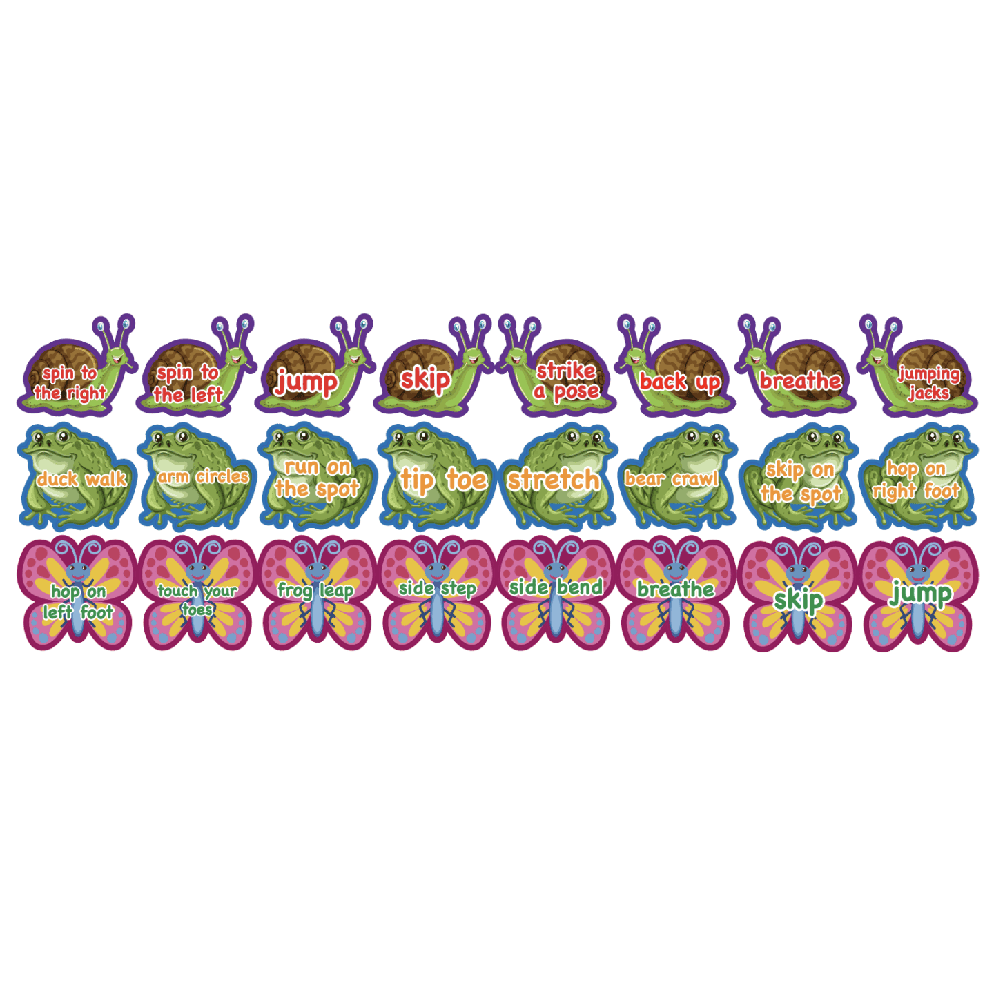 Wild Wilderness Adventure Movements - Sensory Paths