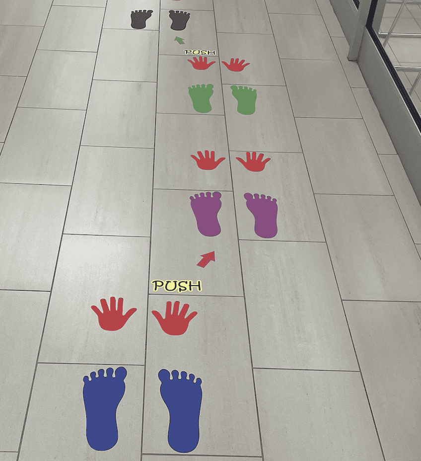 Nature Walk - Additional Footprints - Sensory Paths