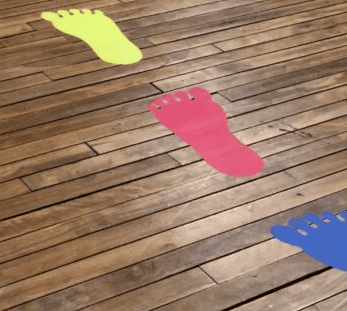 Nature Walk - Additional Footprints - Sensory Paths